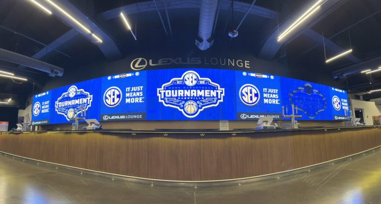 LED Install for Lexus Lounge | Bridgestone Arena by UberDisplays